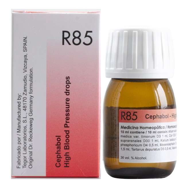 Dr. Reckeweg R85 High Blood Pressure Drops Size : 30ml - Homeopathicstore